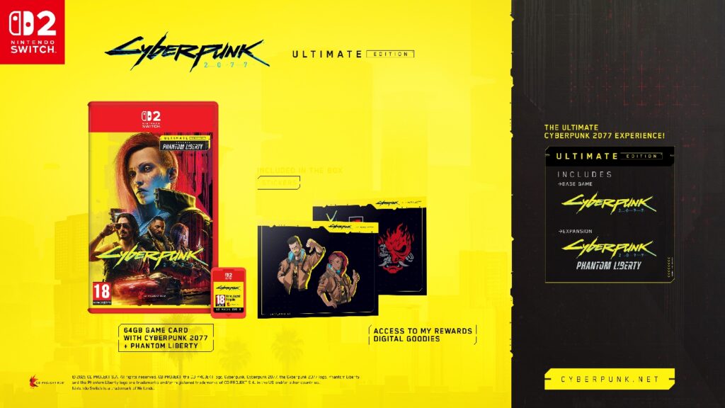Cyberpunk 2077: Ultimate Edition (Nintendo Switch 2) - Svijet Igara