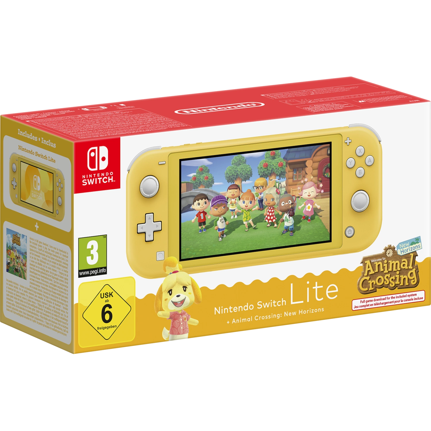 Nintendo Switch Lite Yellow + Animal Crossing: New Horizons - Svijet Igara